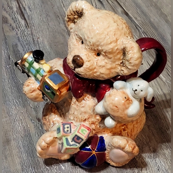 Unknown | Art | Teddy Bear Porcelain | Poshmark